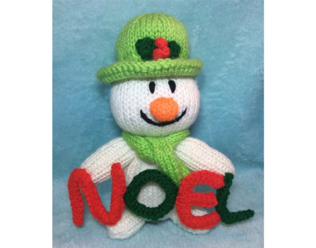 KNITTING PATTERN - Noel the Snowman Chocolate Orange Cover / 17cms ...