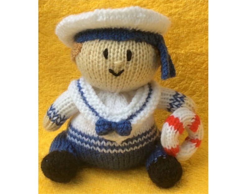 KNITTING PATTERN - Sailor Chocolate Orange Cover/ 14 Cms Toy - Etsy