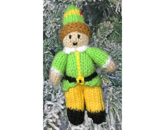 KNITTING PATTERN - Christmas Elf Bauble 15 Cms Tree Decoration - Etsy