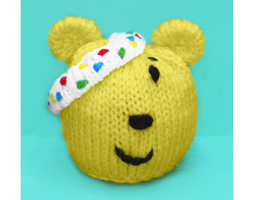 KNITTING PATTERN - Pudsey Head Choc Orange Cover / 9 Cms Toy - Etsy