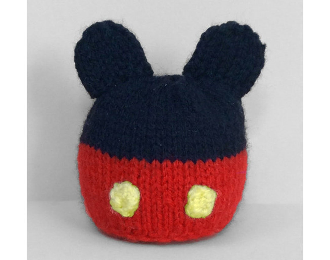 KNITTING PATTERN - Mickey Ears Inspired Chocolate Orange Cover/ 9 Cms ...