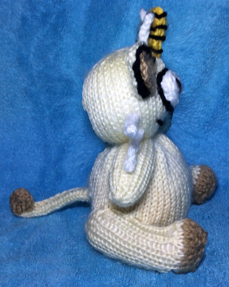 KNITTING PATTERN - Meowth Inspired Chocolate Orange Cover/ 15 Cms Toy ...