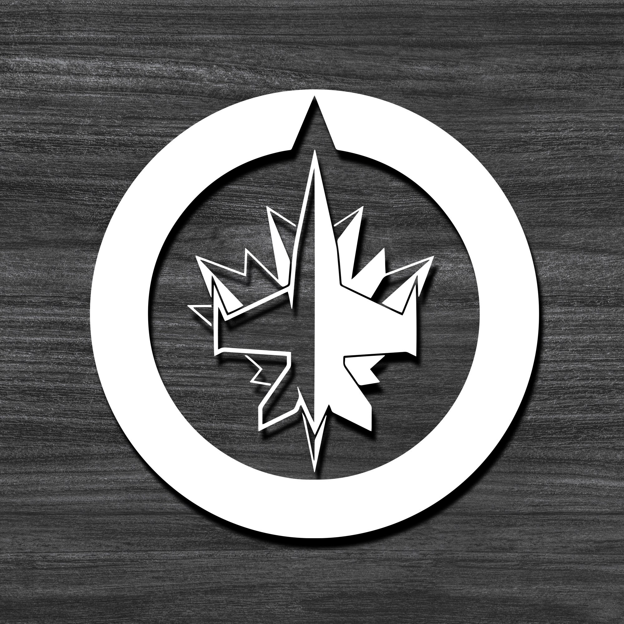 Winnipeg Jets Logo Black And White