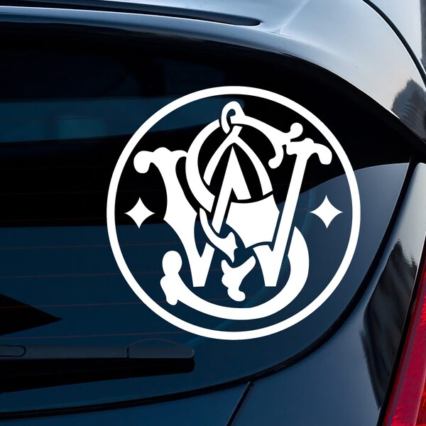 Smith and Wesson Window Decal - Etsy