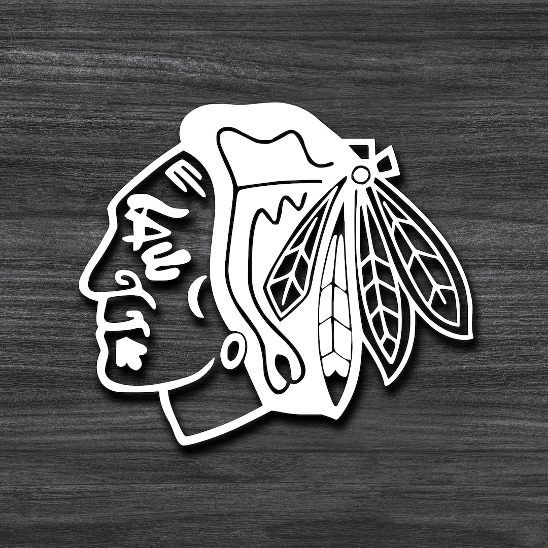 Chicago Blackhawks Vinyl Decal/sticker - Etsy