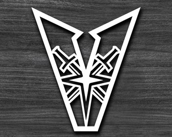 Vegas Golden Knights Glitter Decal - Etsy