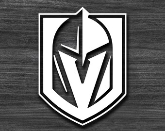 Vegas Golden Knights Glitter Decal - Etsy