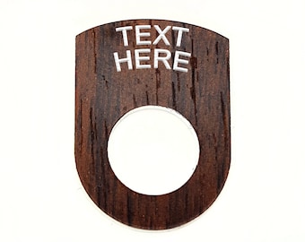 Brush Aluminium Toggle Switch Guard Name Plates for Dashboards ...