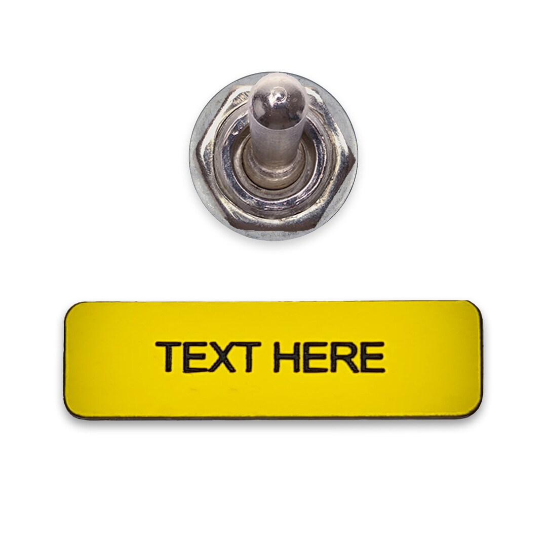 Switch Identification Tag - Yellow Color - Effortless Sorting- Quick ...