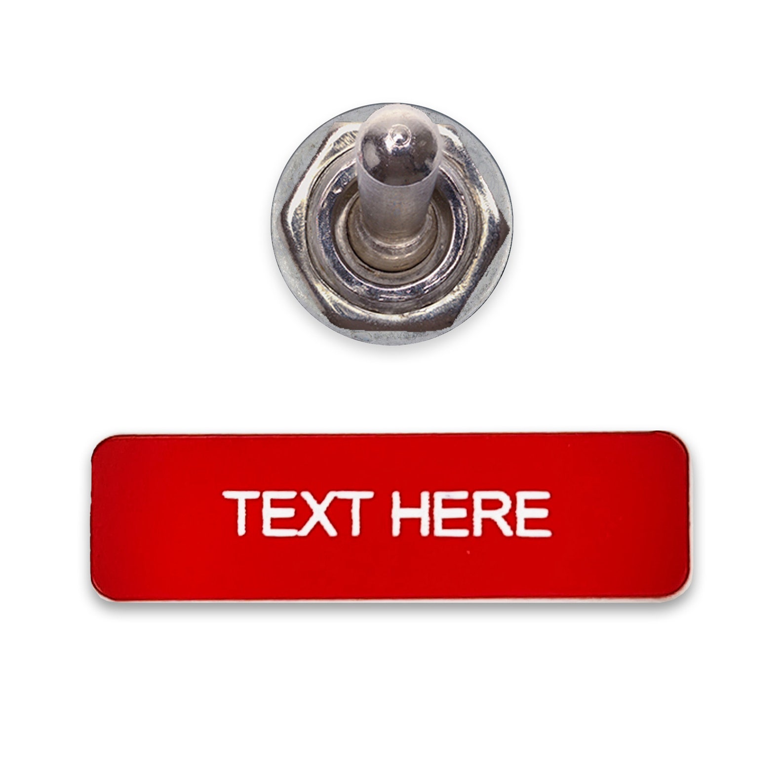 Switch Identification Tag Red Color Rounded Edges Easy - Etsy
