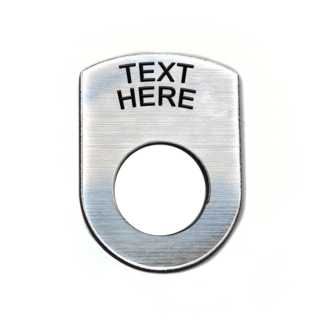 Brush Aluminium Toggle Switch Guard Name Plates for Dashboards ...