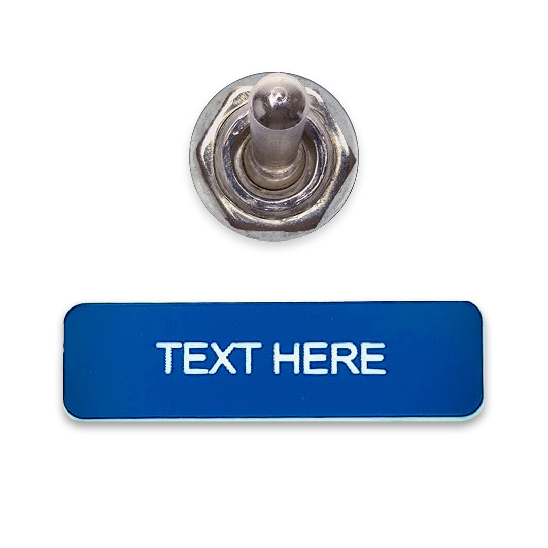 Switch Identification Tag - Blue Color - Convenient Organization Self ...