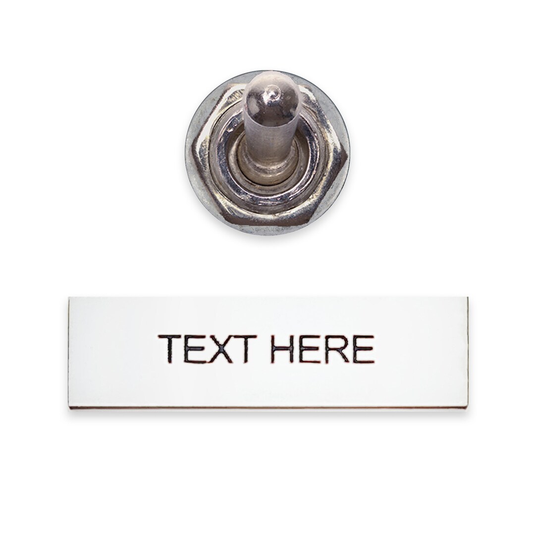 White Vehicle Switch Labels - Quick Organization - Easy Identification ...