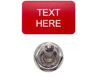 Blue 3d Switch Name Plates Self Adhesive Backed for - Etsy