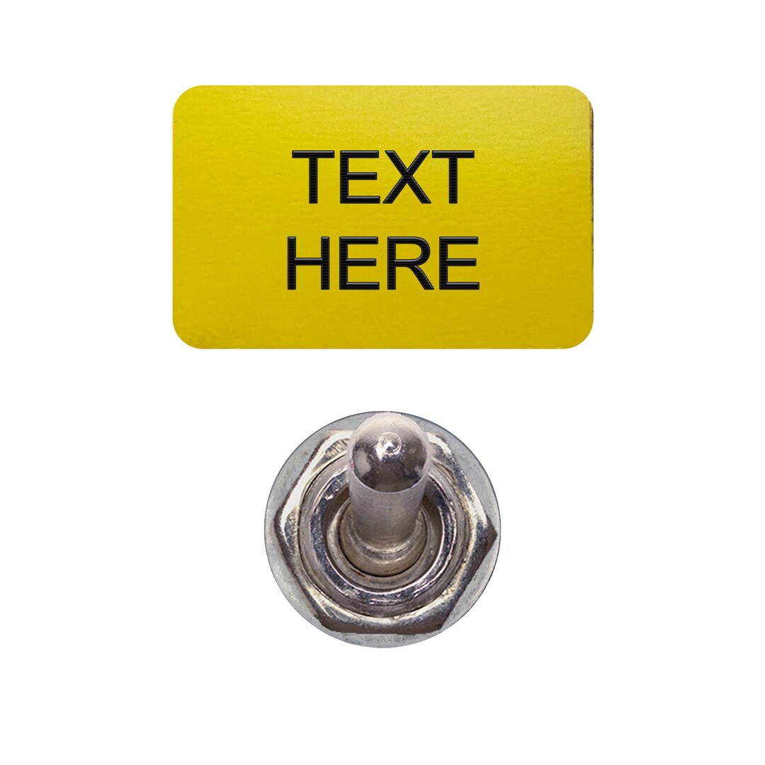 Yellow 3d Switch Name Plates Self Adhesive Backed For Dashboards yellow-3d-switch-name-plates-self-adhesive-backed-for-dashboards