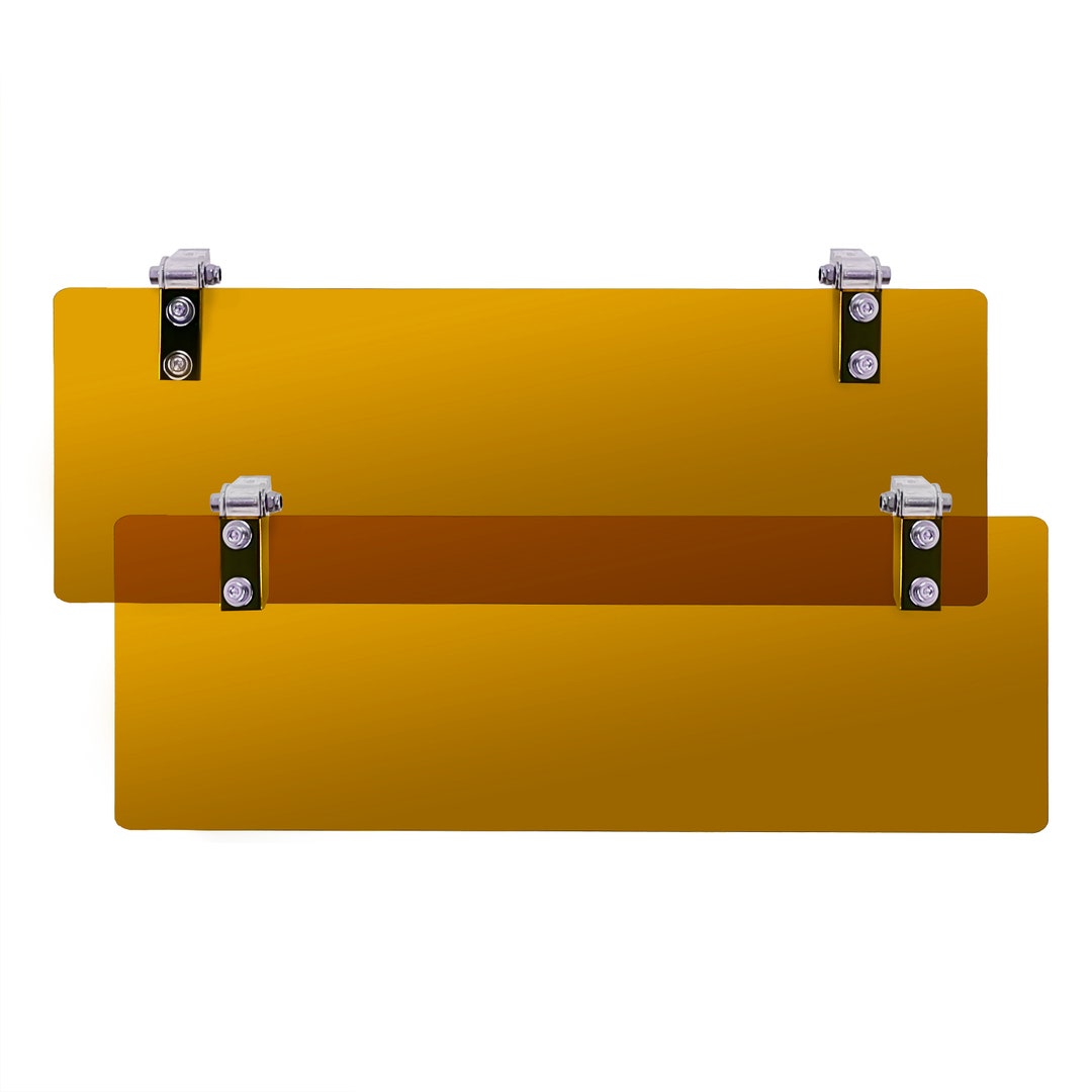 Orange Sun Visor Screens for Classic Cars, Reduces Glare to Make ...