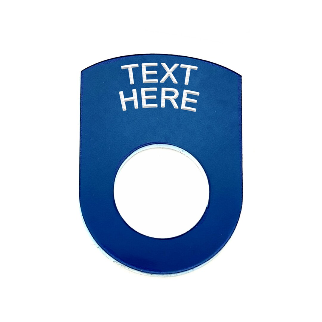 Blue Toggle Switch Guard Name Plates for Dashboards & Switches - Etsy