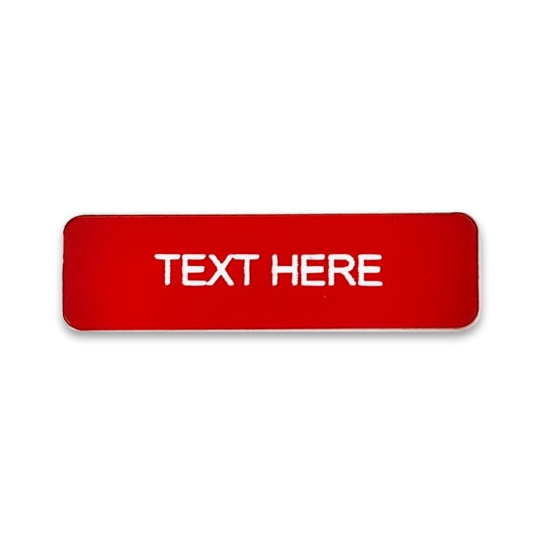 Switch Identification Tag - Red Color Rounded Edges - Easy ...