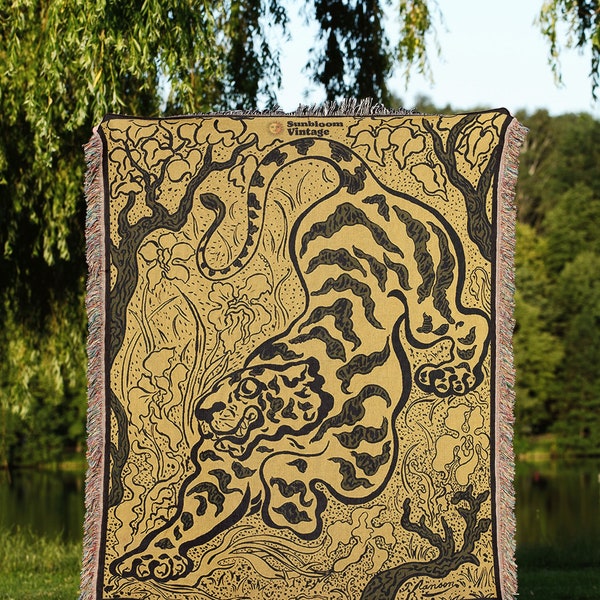 Tiger Blanket - Etsy