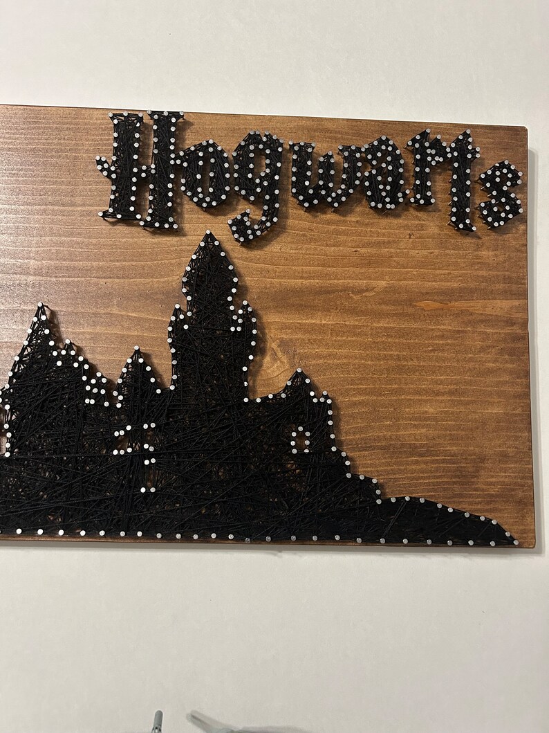 Hogwarts Castle String Art - Etsy