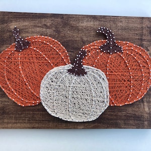 Pumpkin Patch String Art - Etsy
