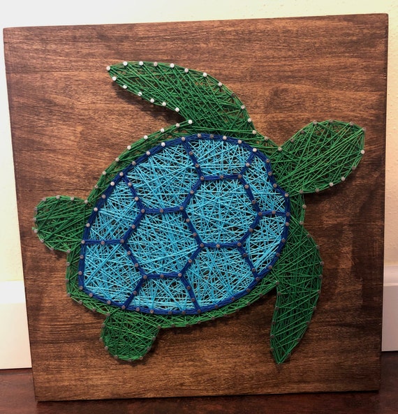 Sea Turtle String Art - Etsy