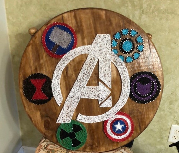 Avengers Logo String Art - Etsy
