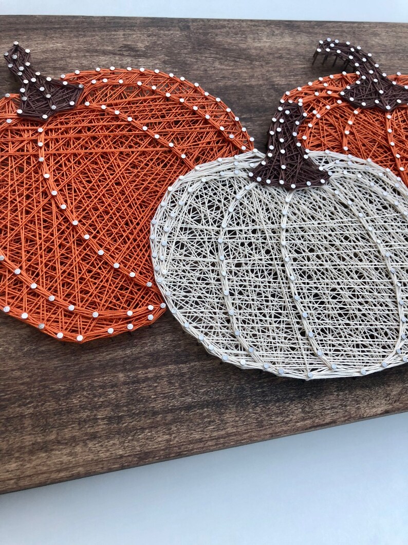 Pumpkin Patch String Art - Etsy