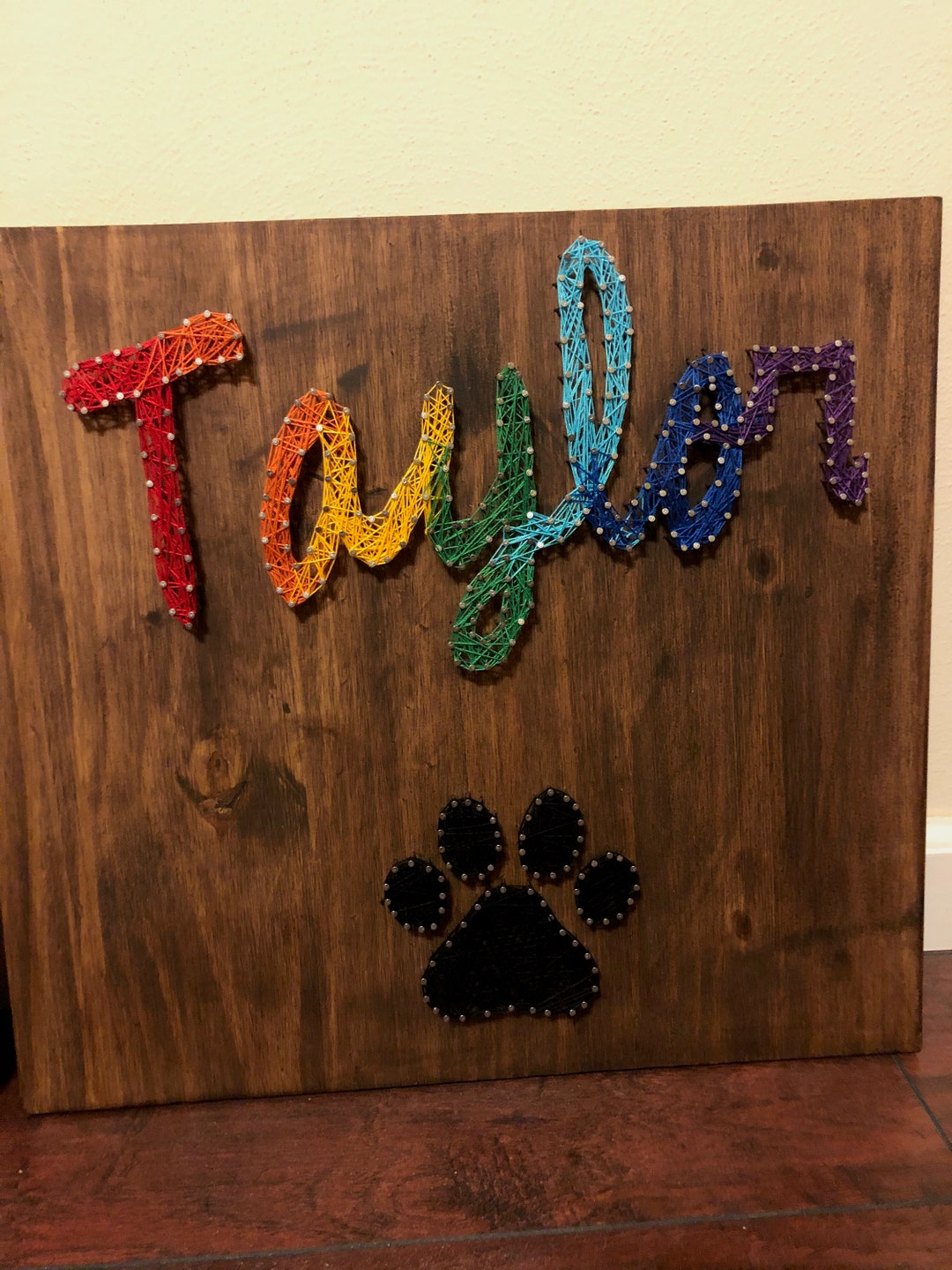 Personalized Name String Art Sign - Etsy