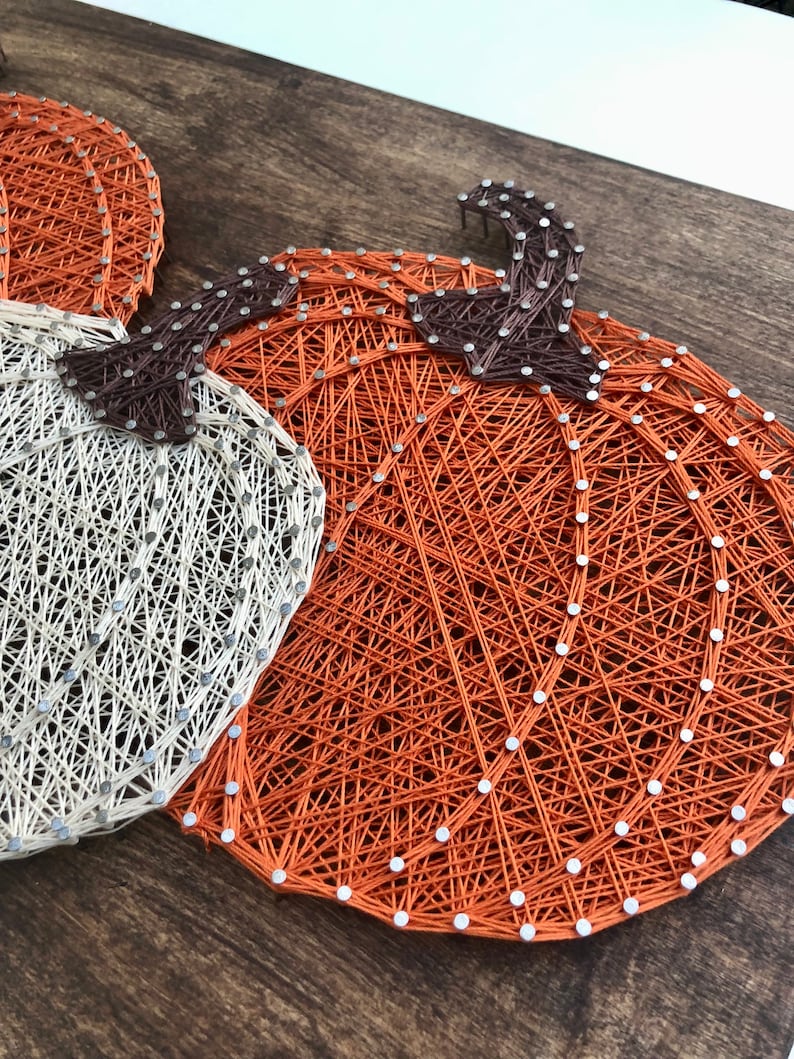 Pumpkin Patch String Art - Etsy