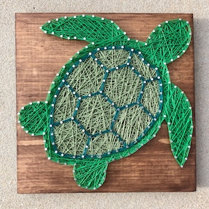 Sea Turtle String Art - Etsy
