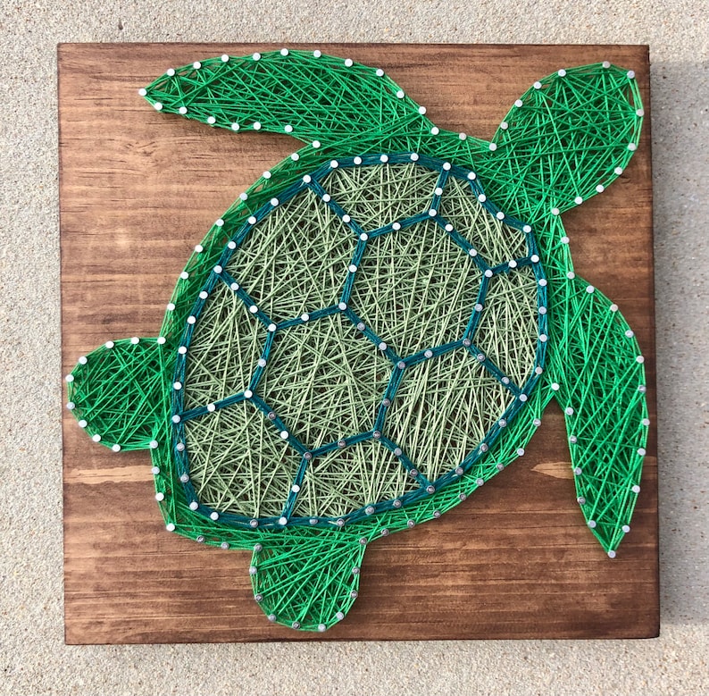 Sea Turtle String Art - Etsy