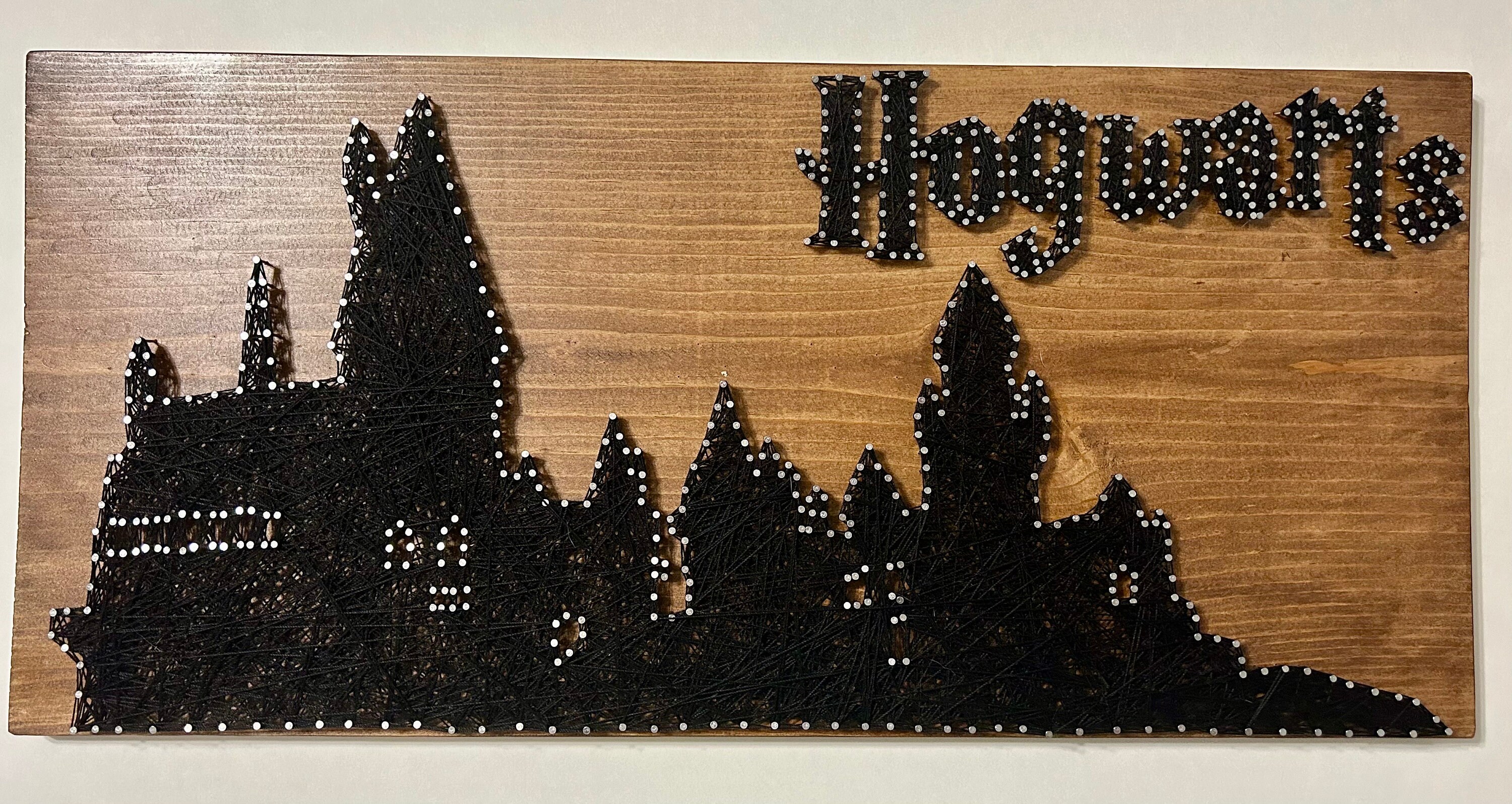 Hogwarts Castle String Art - Etsy