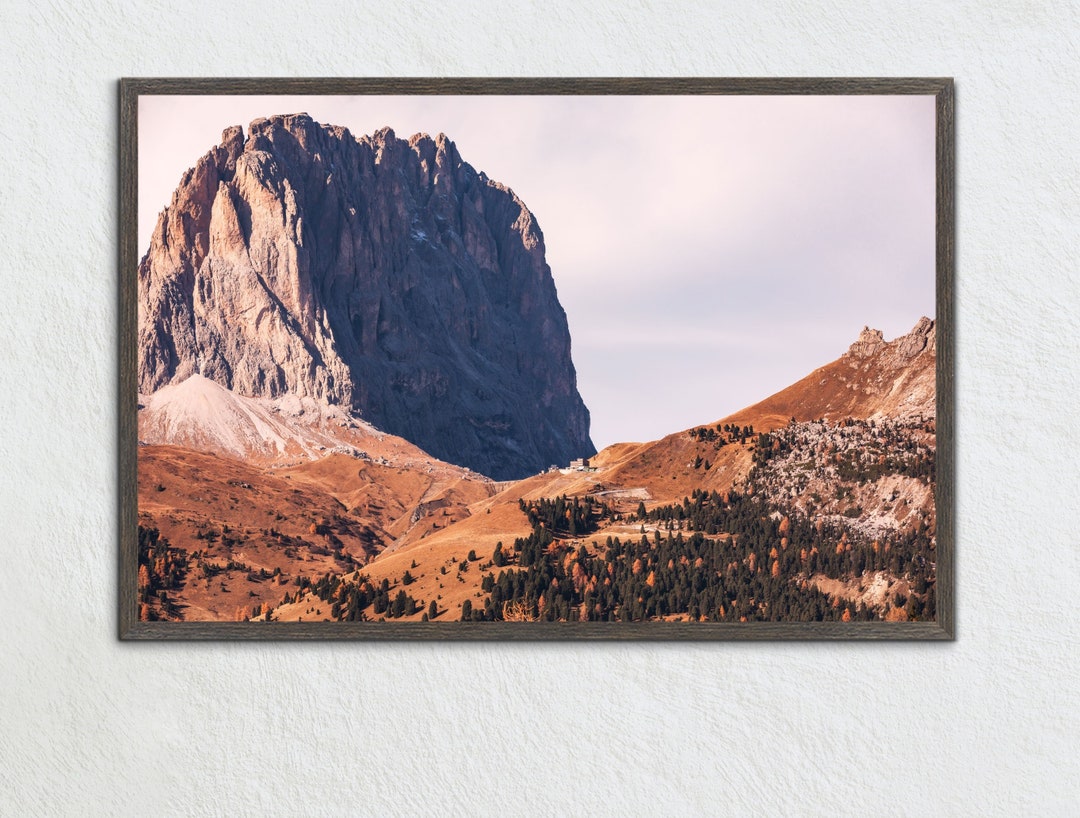 Dolomites Poster Dolomites Mountain Matte Paper Print - Etsy