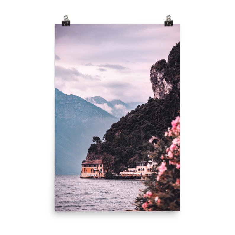 Riva Del Garda Poster Garda Lake Wall Art Riva Del Garda | Etsy