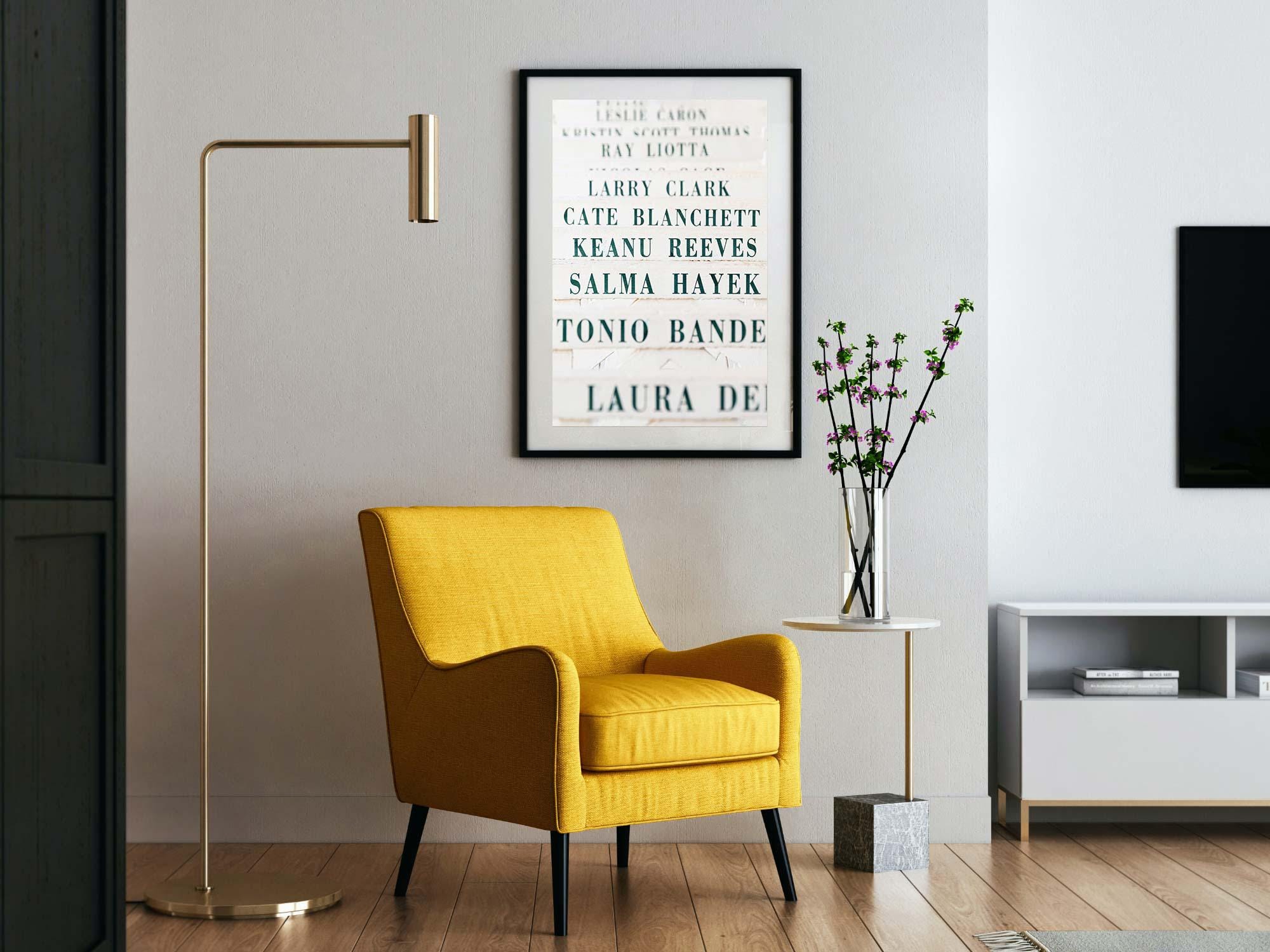 Printable Keanu Reeves Name Wall Art Photography Deauville Boards VIP ...