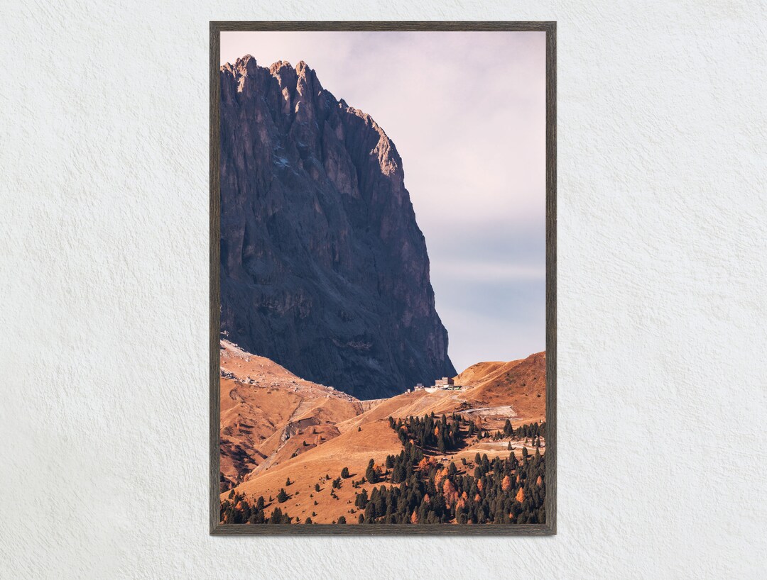 Dolomites Poster Dolomites Mountain Matte Paper Print - Etsy