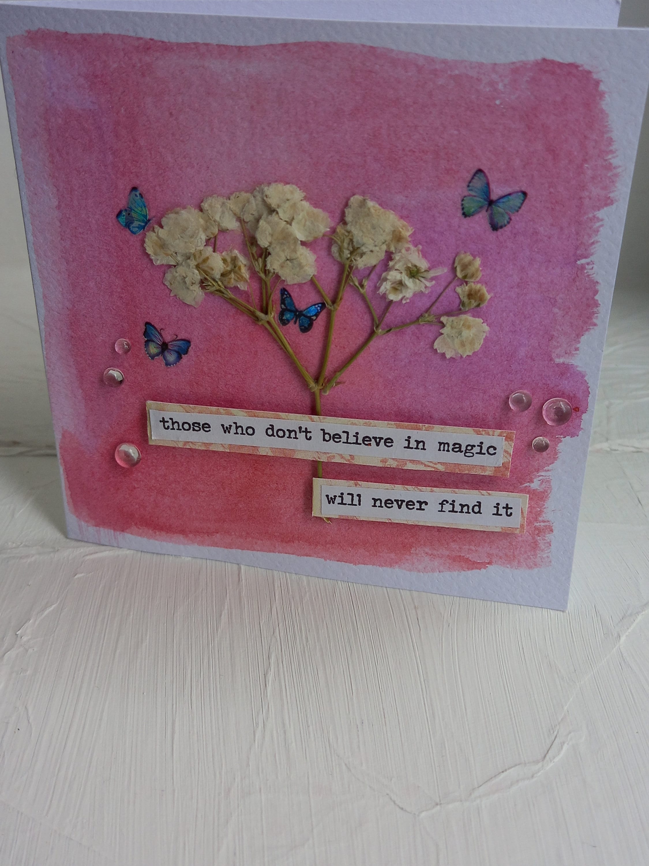 Handmade 4x4 Greeting Card - Etsy