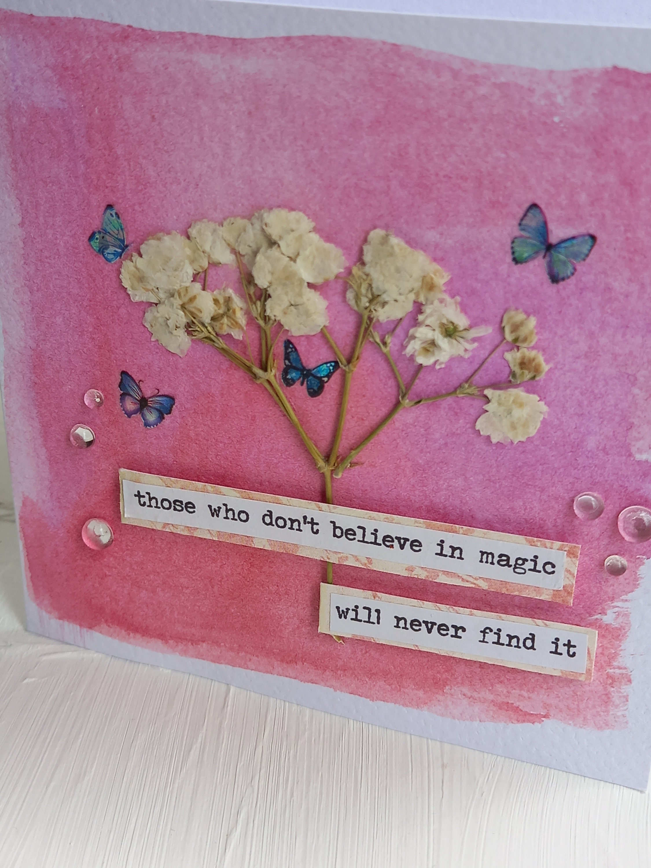 Handmade 4x4 Greeting Card - Etsy