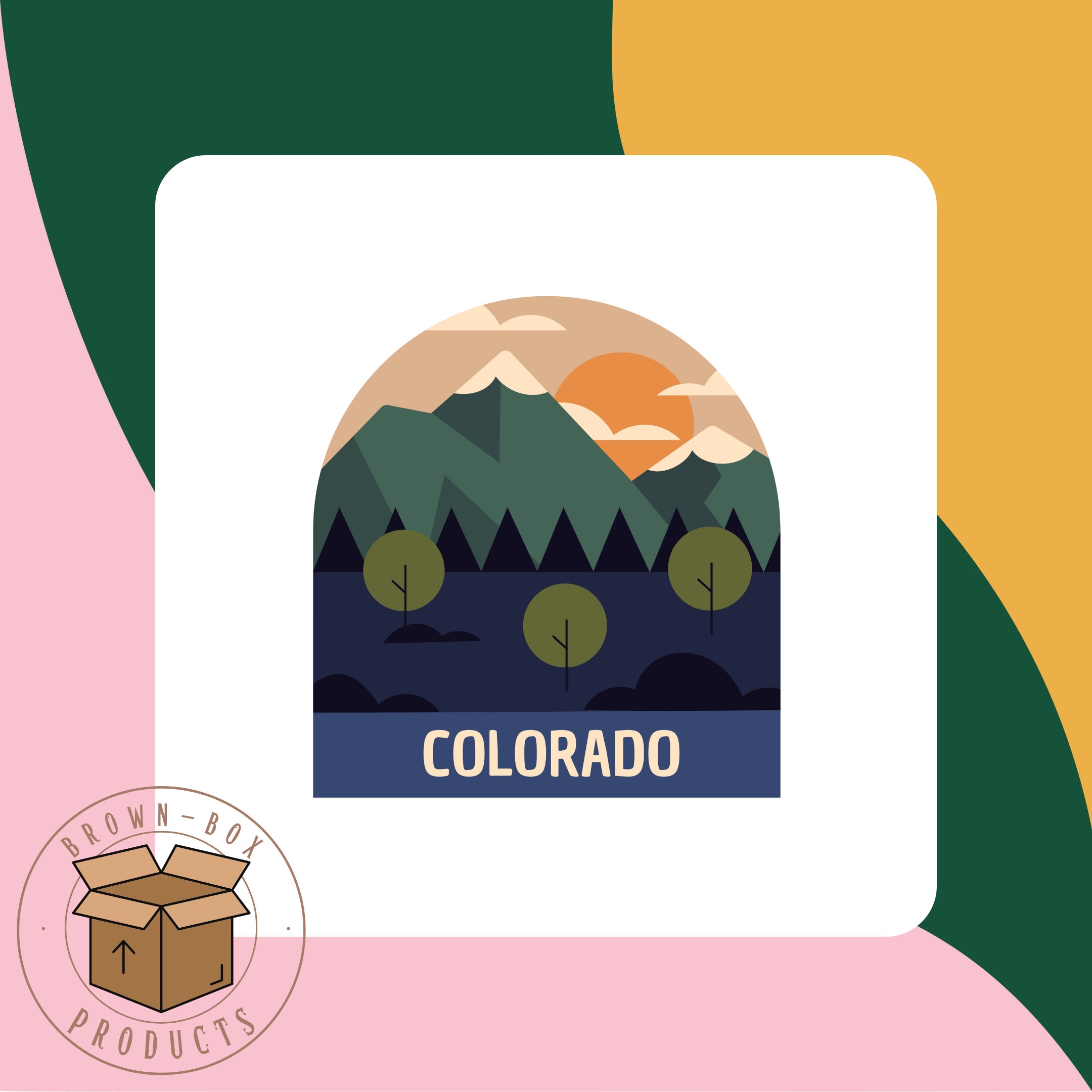 Colorado outline clip art