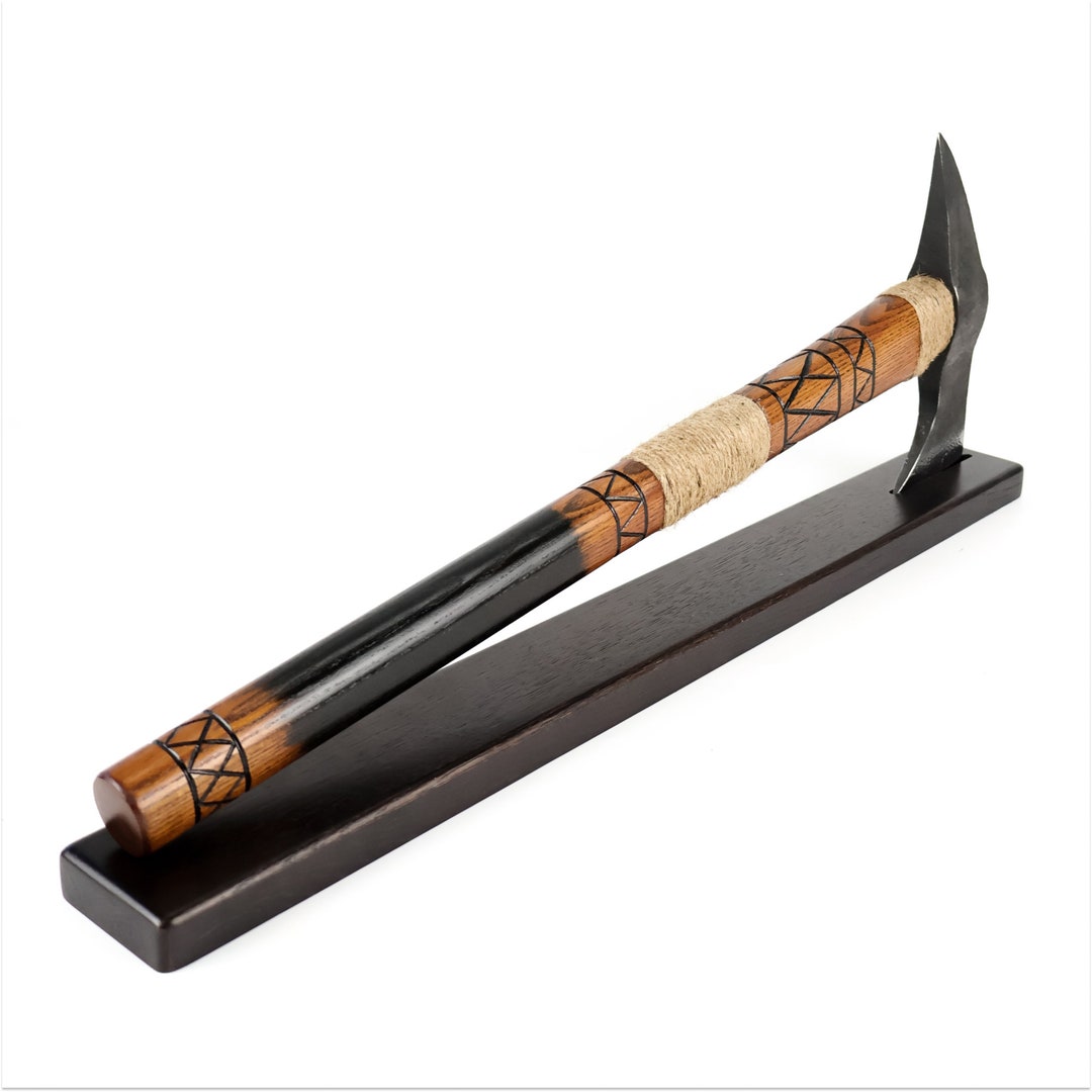 Wooden Stand for Tomahawk, Custom Axe Display, Handmade Axe Holder ...