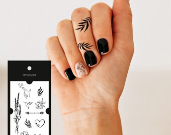 Temporary Finger Tattoo - Etsy