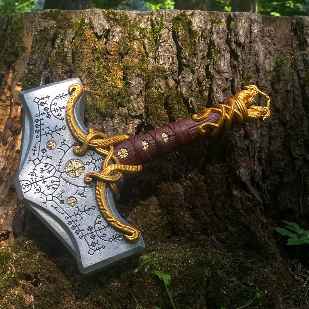 Handmade Thor Hammer, Mjolnir Replica, Forged Mjolnir Hammer, Engraved ...