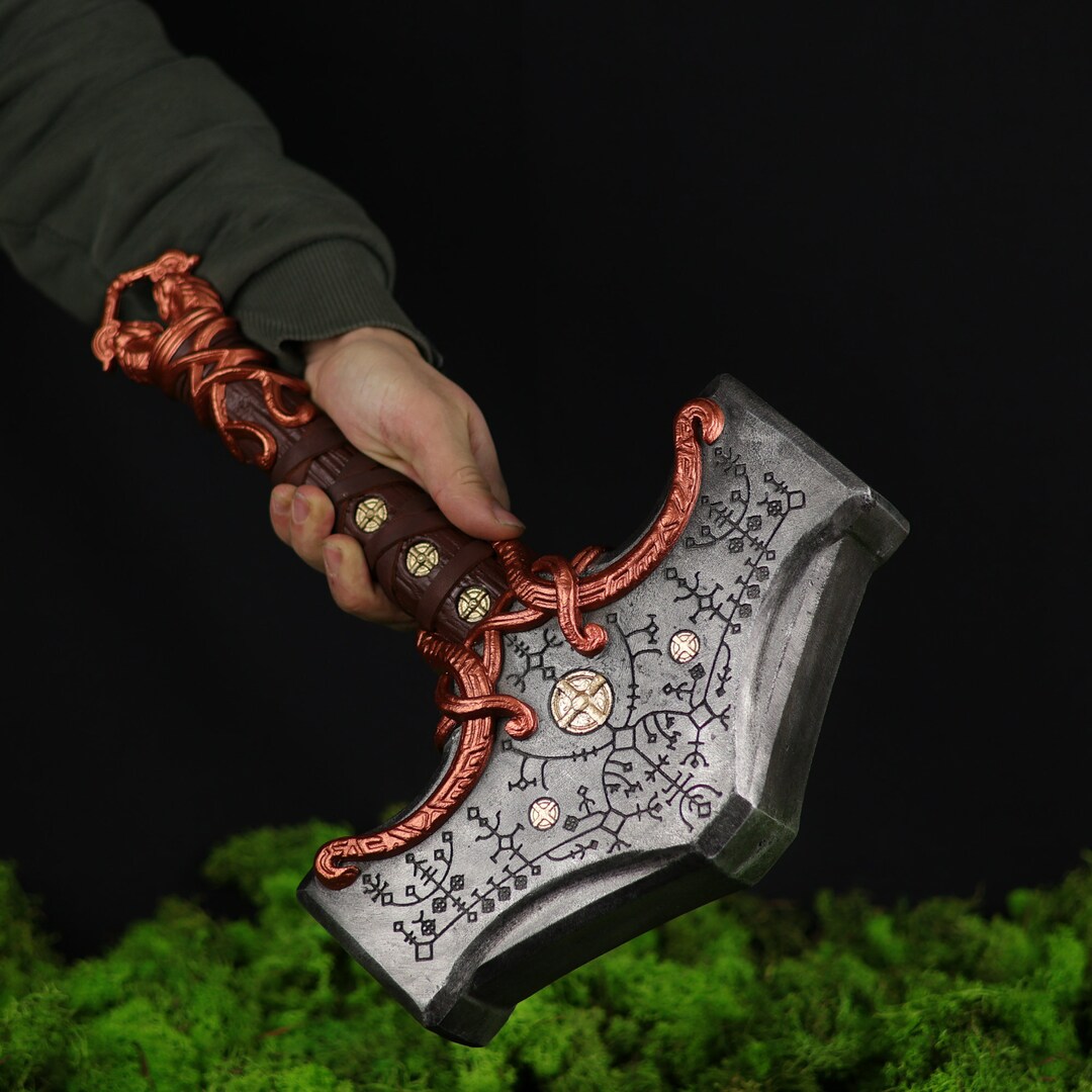 Forged Mjolnir, Thor's Hammer Mjolnir, Mjolnir Hammer, Handmade Mjolnir ...