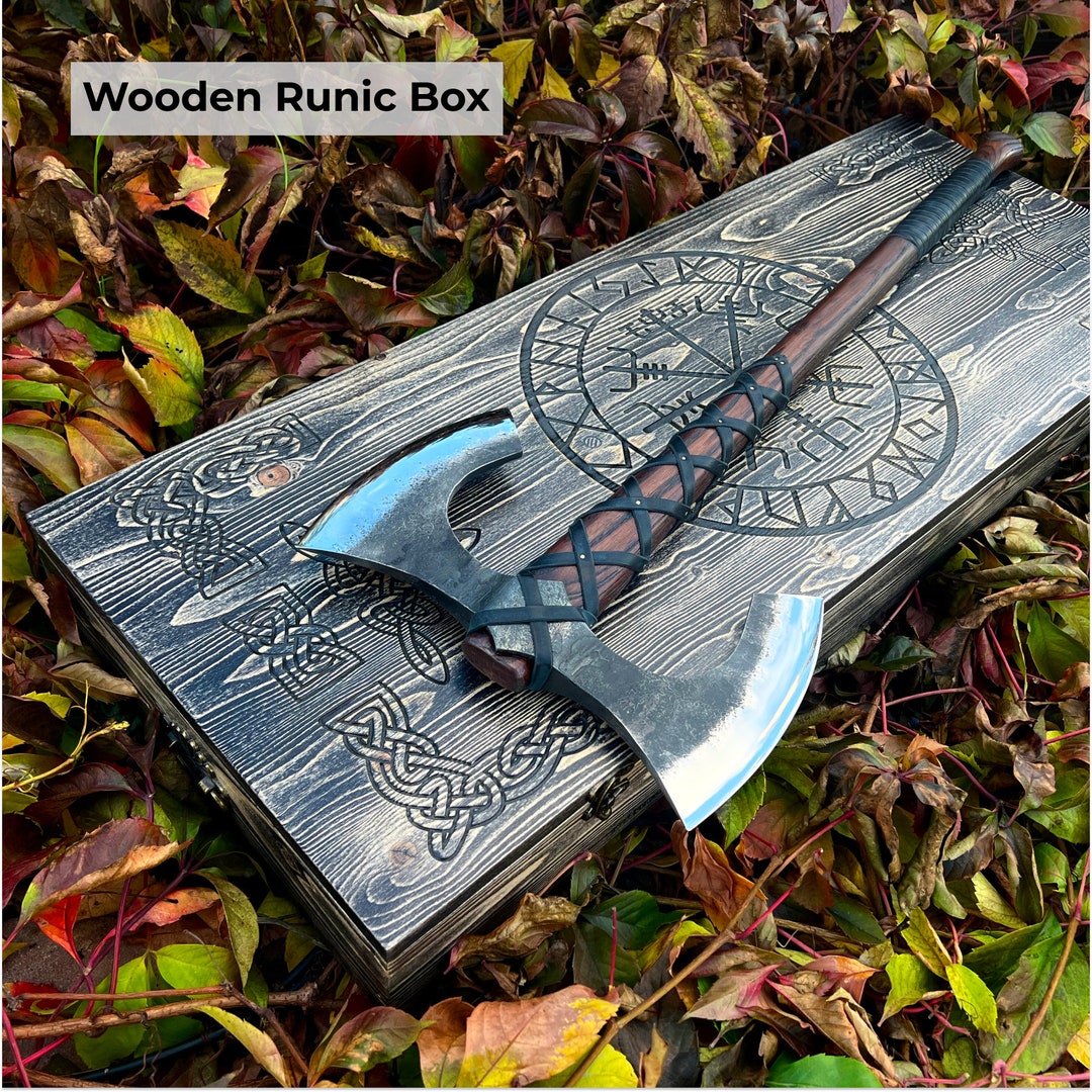 Two Handed Axe, Dane Axe, Big Viking Axe, Hand Forged Norse Axe ...