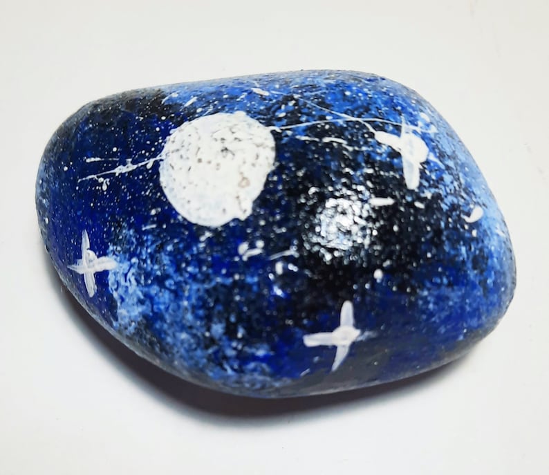 Galaxy Hand Painted Rocks - Etsy