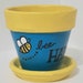 Bee Happy Terra Cotta 4inch Pot and Saucer - Etsy