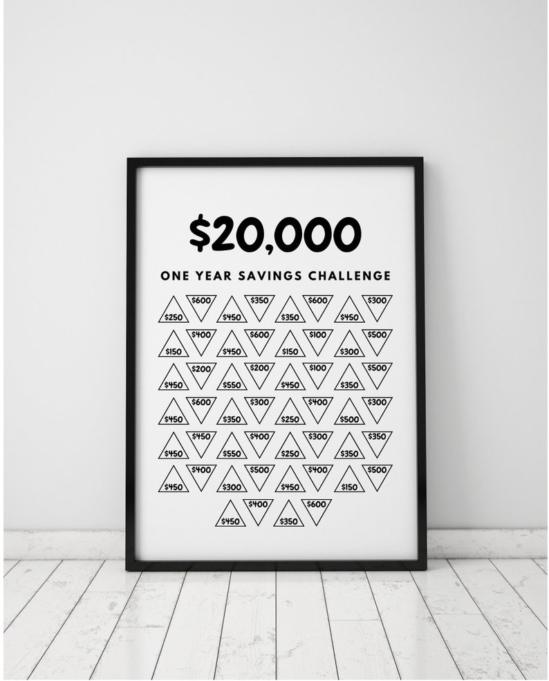 Save 20k in One Year | Money Saving Challenge 20k | 20000 Dollar ...