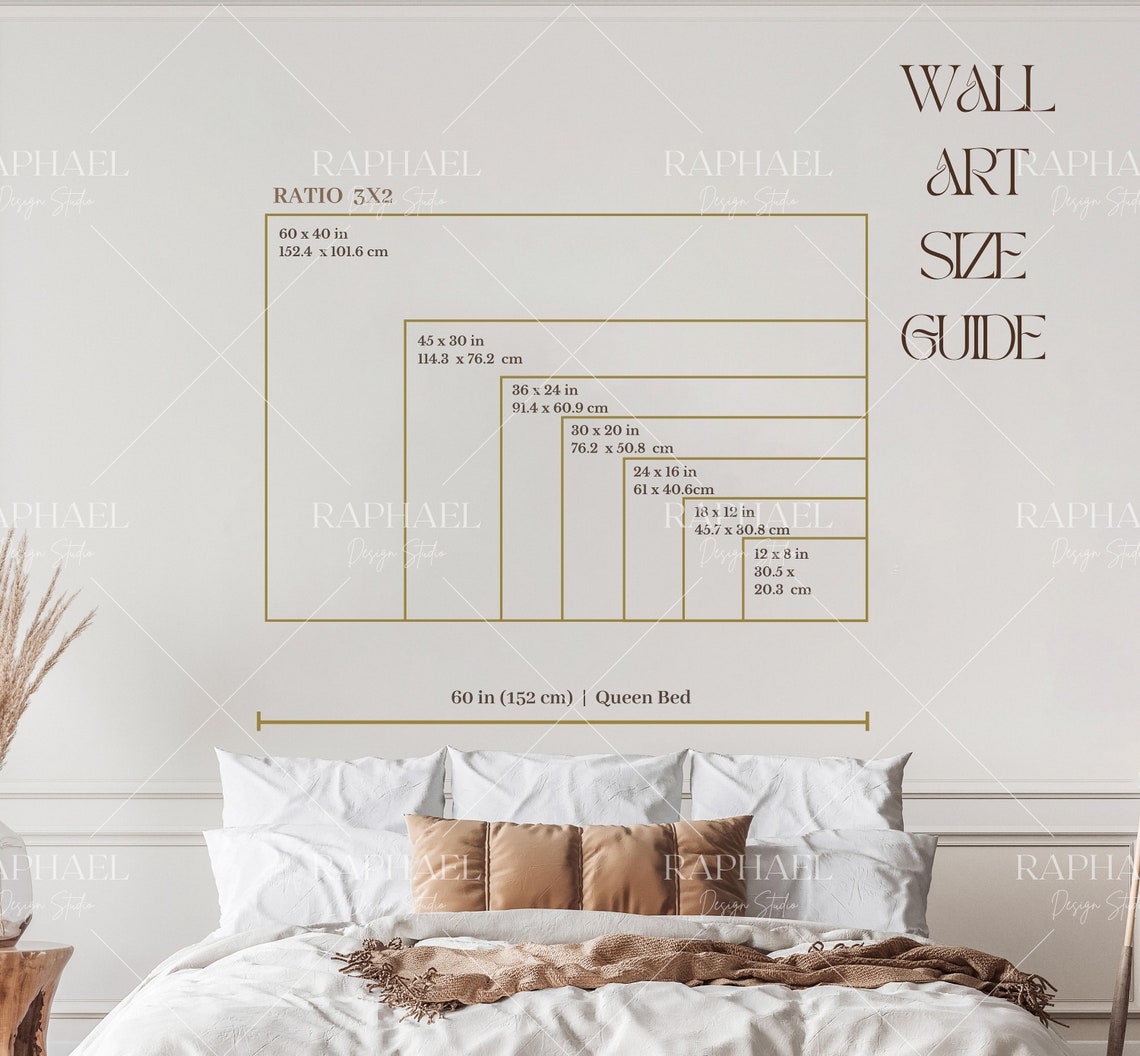 Big_size_frame__wall Art Size Guide, Horizontal Frame Size Guide, Print Size Guide, Poster Size ...