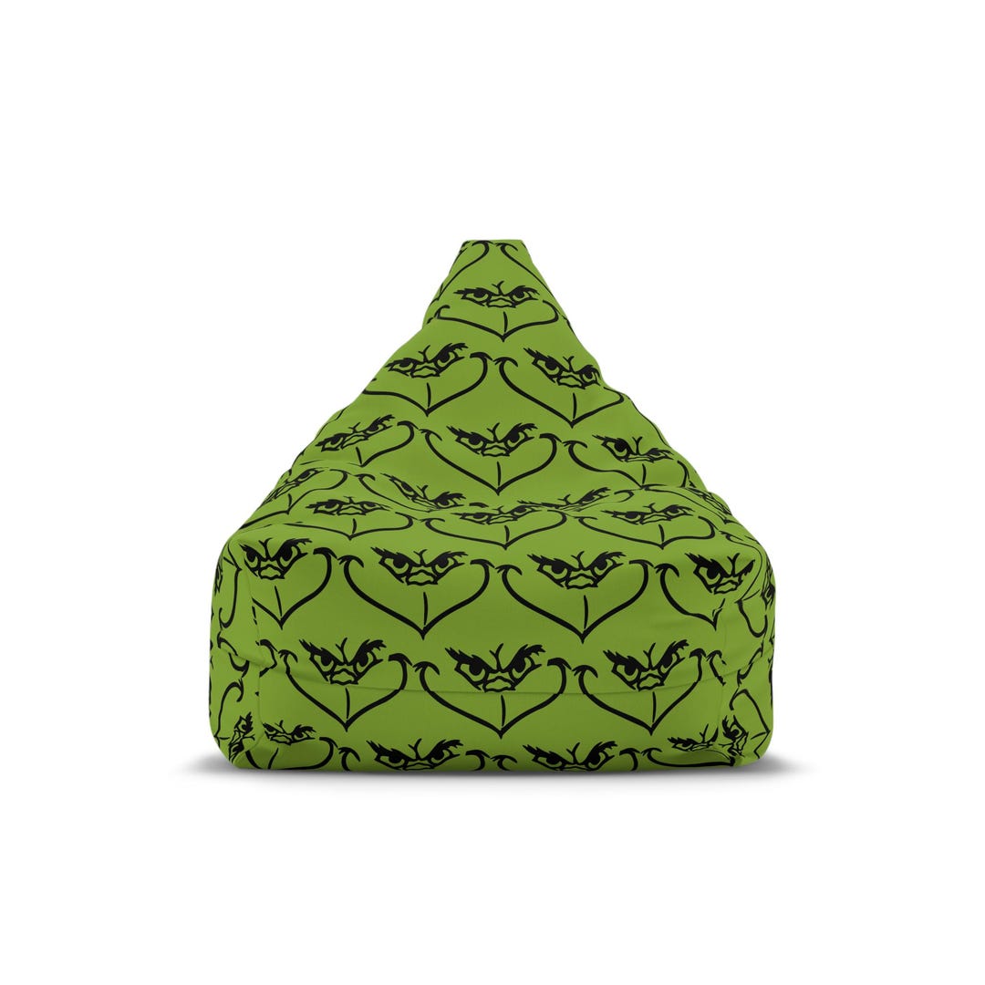 Christmas Bean Bag Chair Cover, Grinch, Holiday, Christmas, Grinch Gift ...